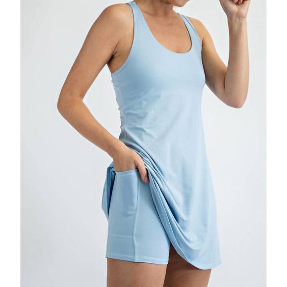 rae mode | Pants & Jumpsuits | New Rae Mode Tennis Romper Dress In Blue ...